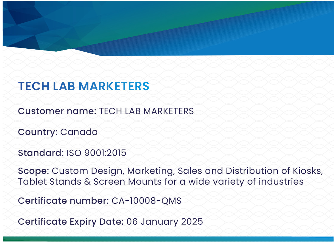 Certificate | Tech Lab Business
